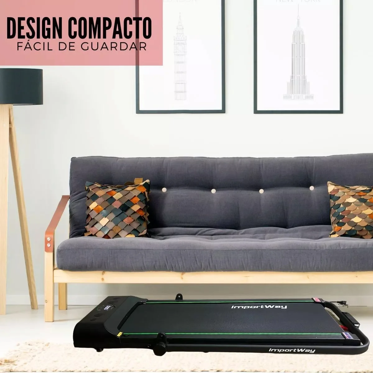 Esteira Ergométrica Elétrica 2 em 1 Dobrável 1-12km/h Com Painel e ...