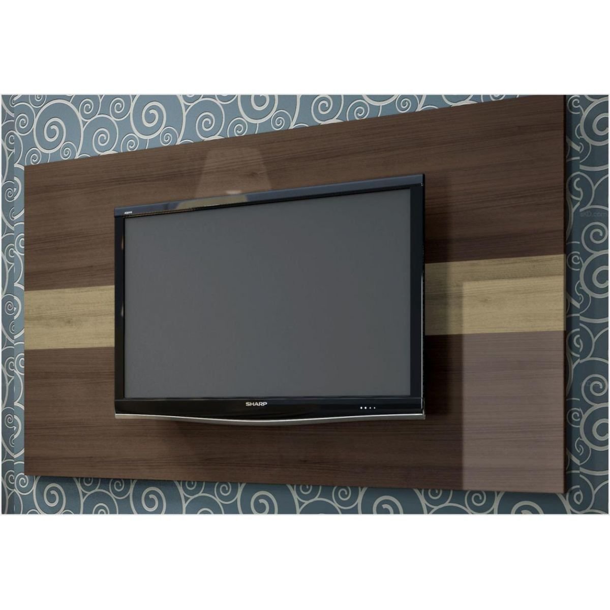 Painel para TV LED de até 55 Polegadas Paint - Belaflex - Cappuccino ...