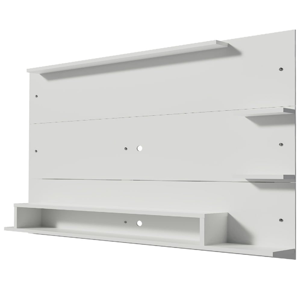 Painel para TV até 60 Polegadas Madesa Alfa Branco Cor:Branco ...