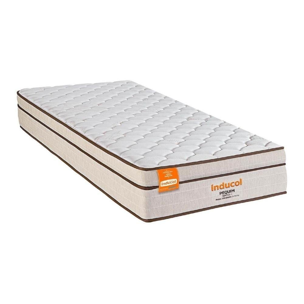 Colchão Solteirão Pequim 96x203cm Molas Ultralastic Softgel Inducol ...