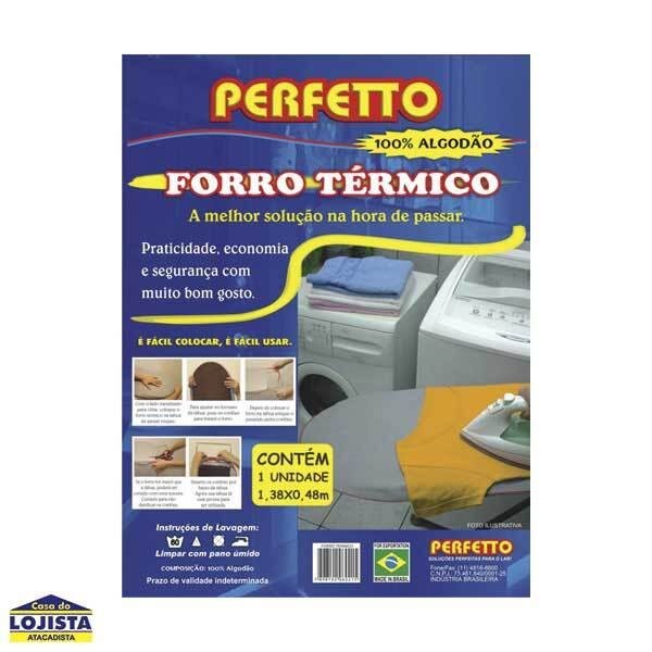 Forro para Tabua de Passar 1,38Mx48cm Grande - Perfetto | MadeiraMadeira