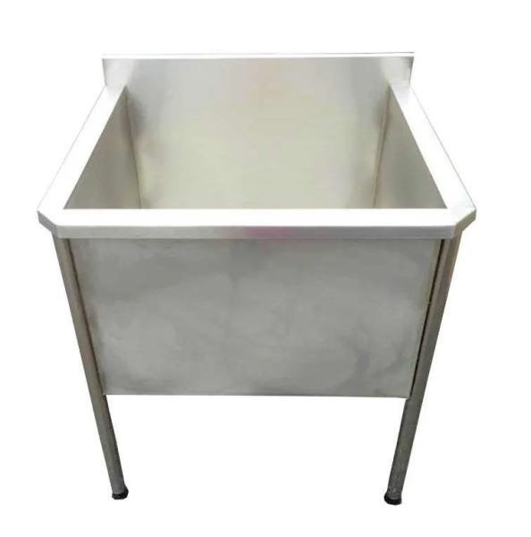 Tanque Industrial em Aço Inox 60cm | MadeiraMadeira
