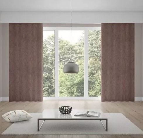 Cortina Veneza 2,60x1,80 Becadecor 9590 Marrom Duas Fibras - Marrom ...