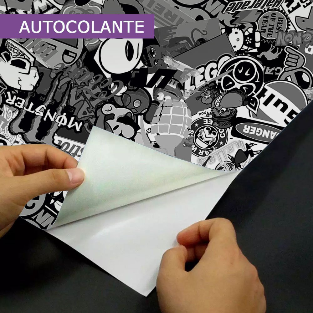 Adesivos Sticker Bomb Mod - 10-Especial 100x300cm | MadeiraMadeira