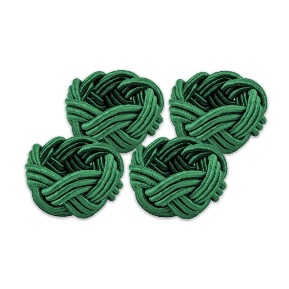 Kit Argola Para Guardanapo em Tecido Le Trança Verde 4 Unidades ...