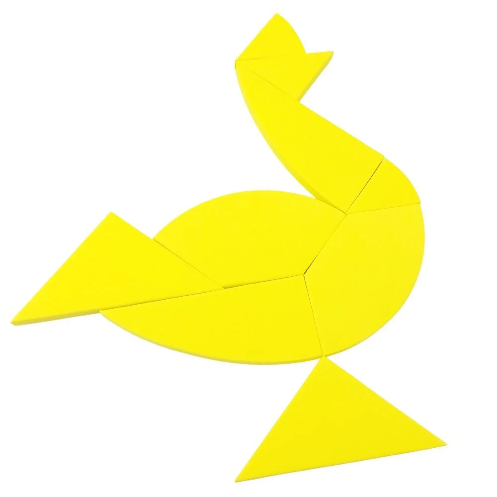 Tangram Oval Em EVA Material Pedagógico E Didático 10 Peças ...