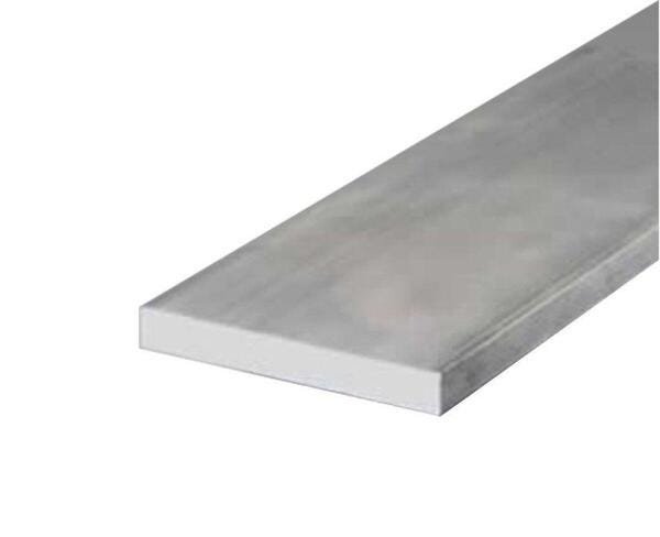Barra Chata Alumínio Natural 1,50 Mts cm 2" x 1/8 (50,80x3,18mm ...
