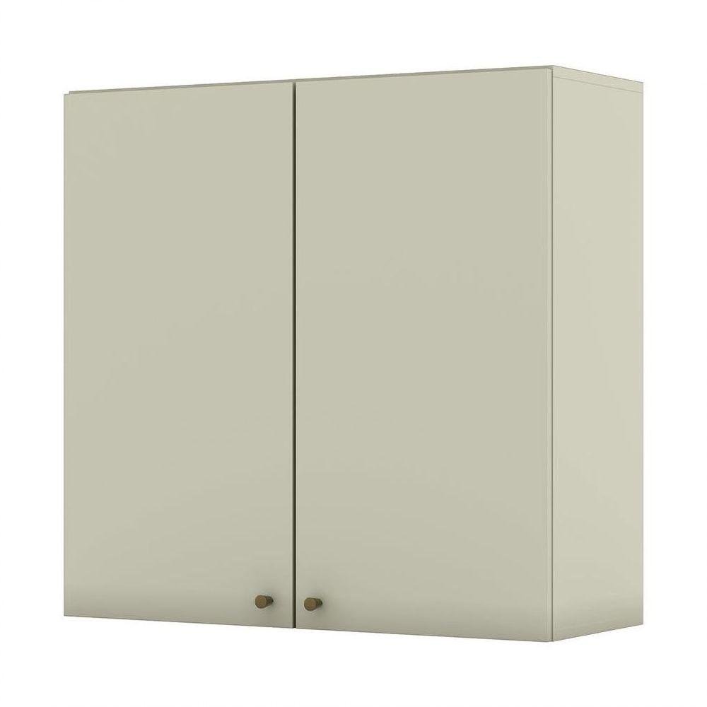 Armário Aéreo Henn 2 Portas 80Cm Essência C553 Areia | MadeiraMadeira