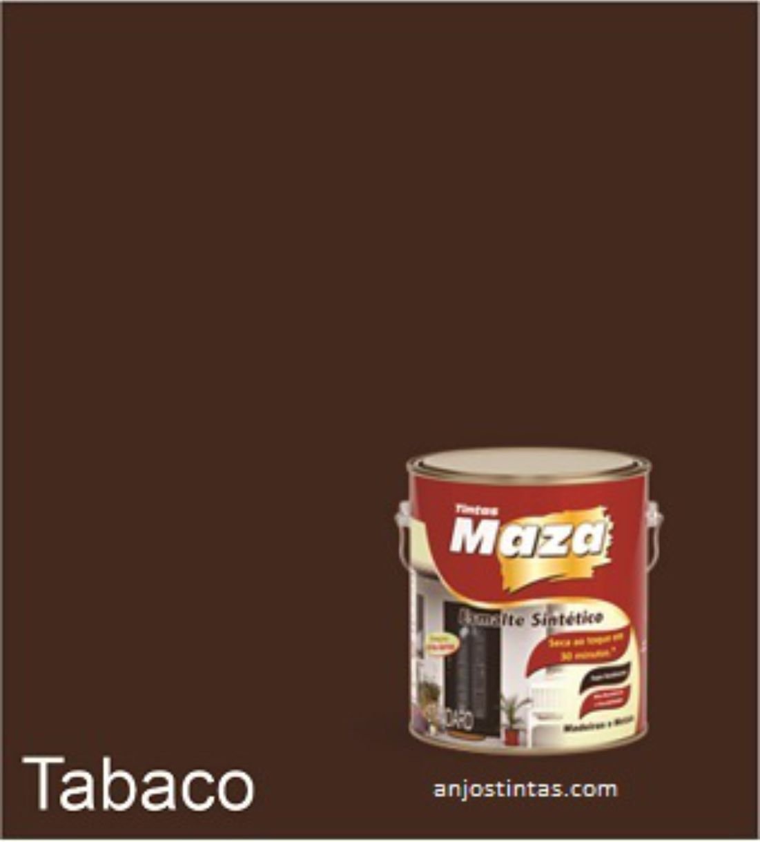 Tinta Esmalte Sintético Maza 900ml C/28 Cores Tabaco | MadeiraMadeira
