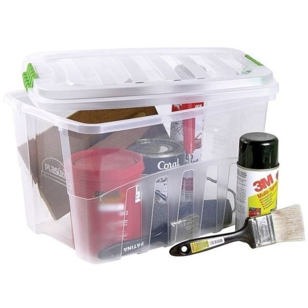 Caixa Organizadora Gran Box Alta 56 Litros - Plasútil | MadeiraMadeira