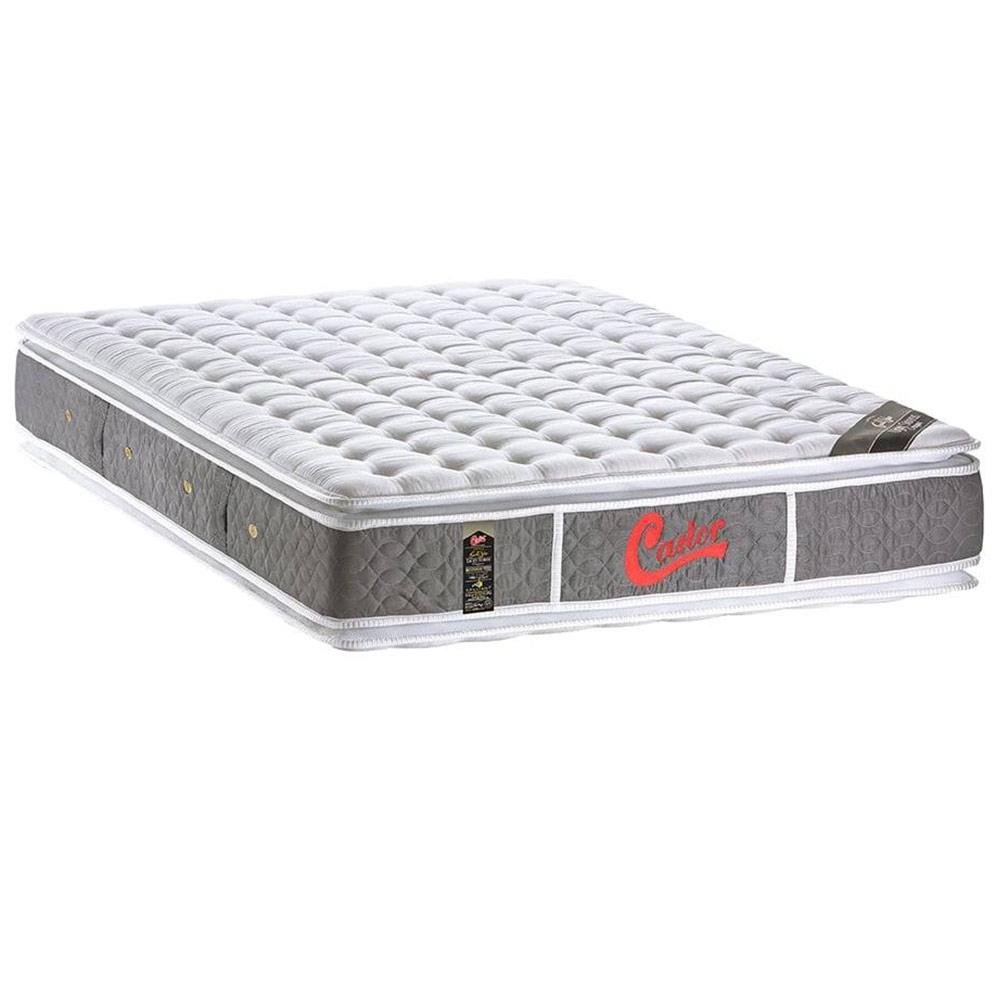 Colchão Super King Colchões Castor Box Gold Star Light Stress Pocket ...