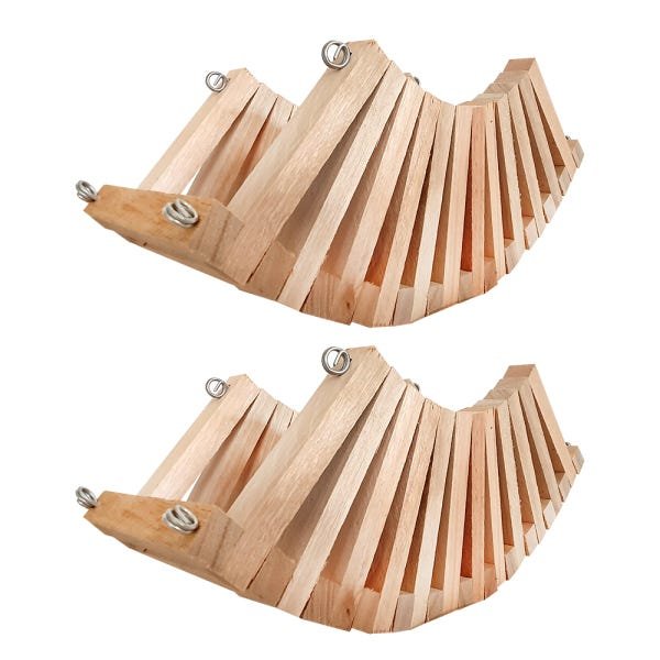 Kit 2 Cachepô Em Madeira Eucalipto/Pinus Cru Ponte Médio | MadeiraMadeira