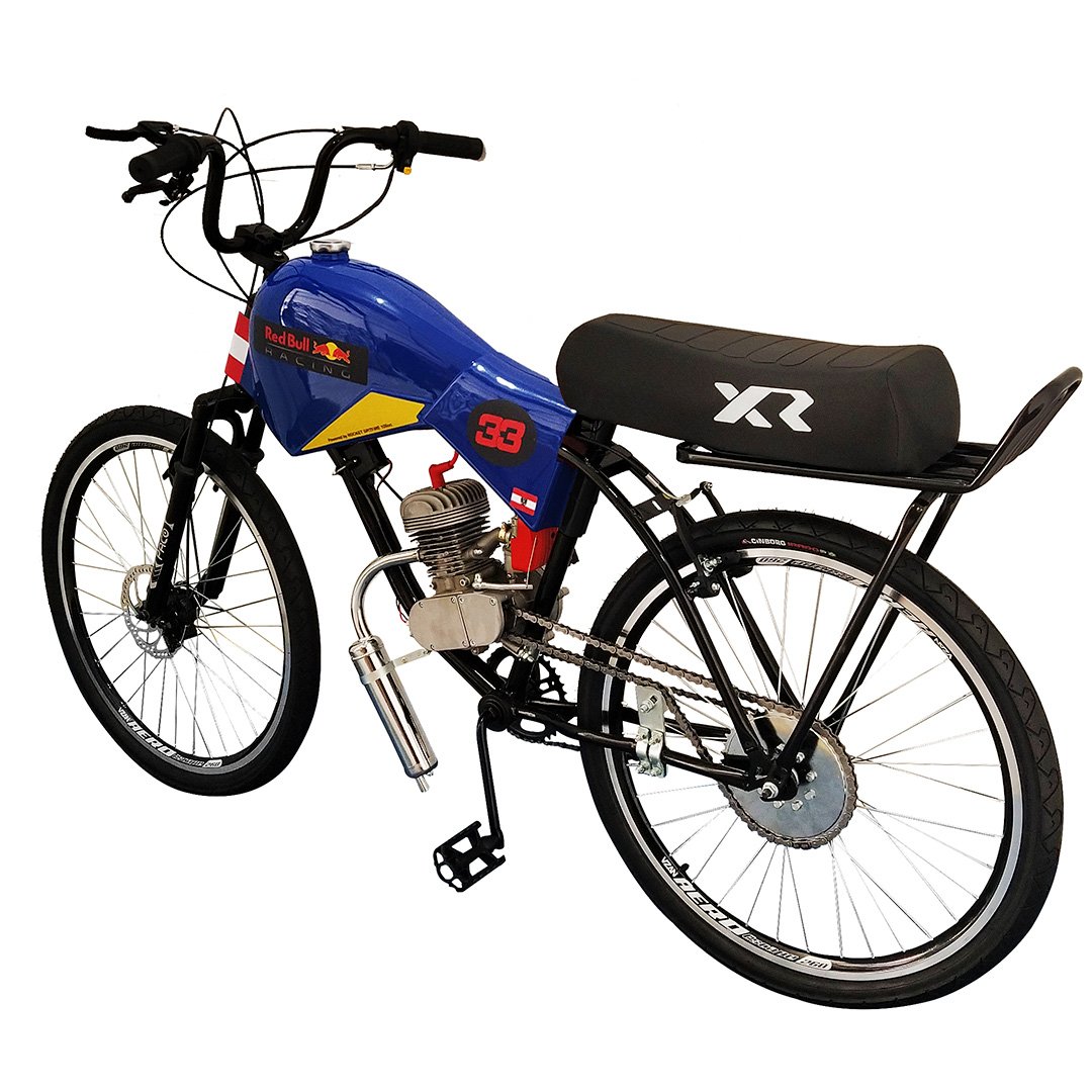 Bicicleta Motorizada 100cc Coroa 52 - Série Fórmula 1 Verstappen ...