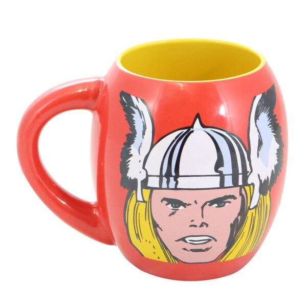 Caneca Oval Thor Marvel | MadeiraMadeira