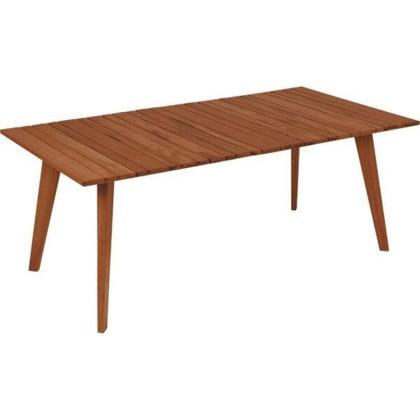 Mesa de Madeira Retangular 192,6cm Toscana Eco Clear Tramontina ...