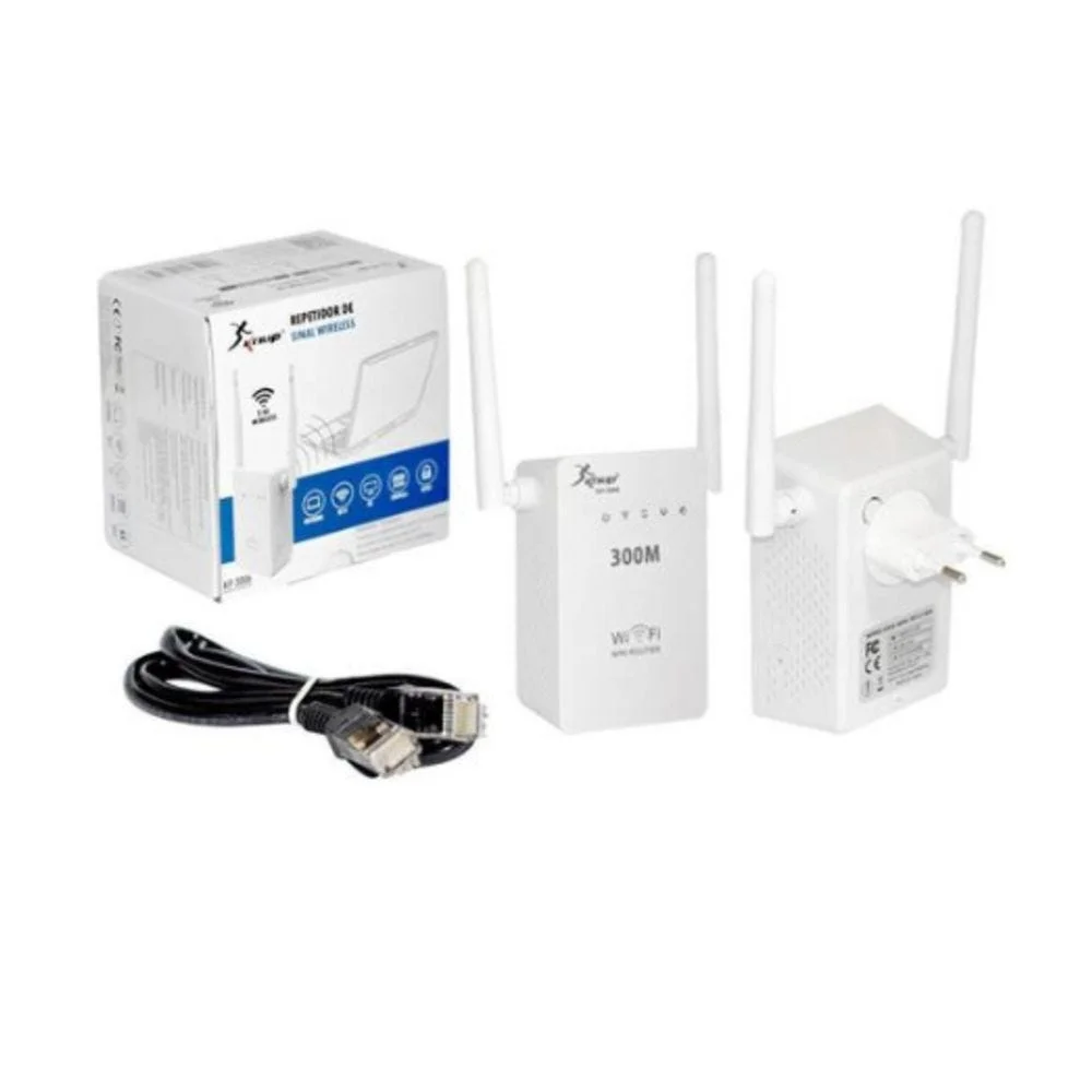 Repetidor De Sinal Wirelles Duas Antenas 300 Mbps | MadeiraMadeira