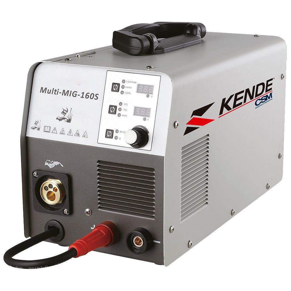 Maquina Solda Mig Completa 160a Tig Mma Multi Kende Cilindro ...