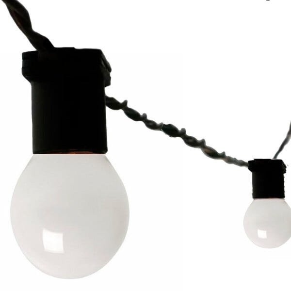 Fio de Luz 50cm Preto 100M com Lâmpadas LED 127V com Plug | MadeiraMadeira
