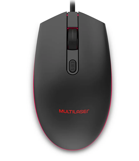 Mouse Gamer usb 2400dpi LED 7 cores preto MO298 Multi CX 1 UN | MadeiraMadeira