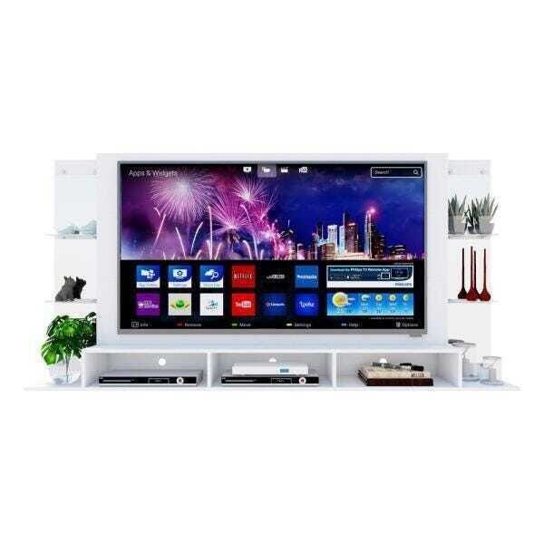 Painel para Tv Até 65 Polegadas com Espelho Nairóbi Plus Multimóveis ...