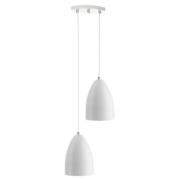 Pendente Cone Bala Sadan Aluminio Duplo Branco | MadeiraMadeira Pendente Cone Bala Sadan Aluminio Duplo Branco | MadeiraMadeira