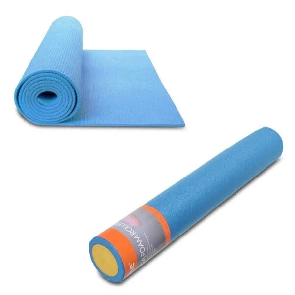 Rolo de Yoga e Pilates 90x15cm LIVEUP LS3764A + Colchonete de Yoga em ...