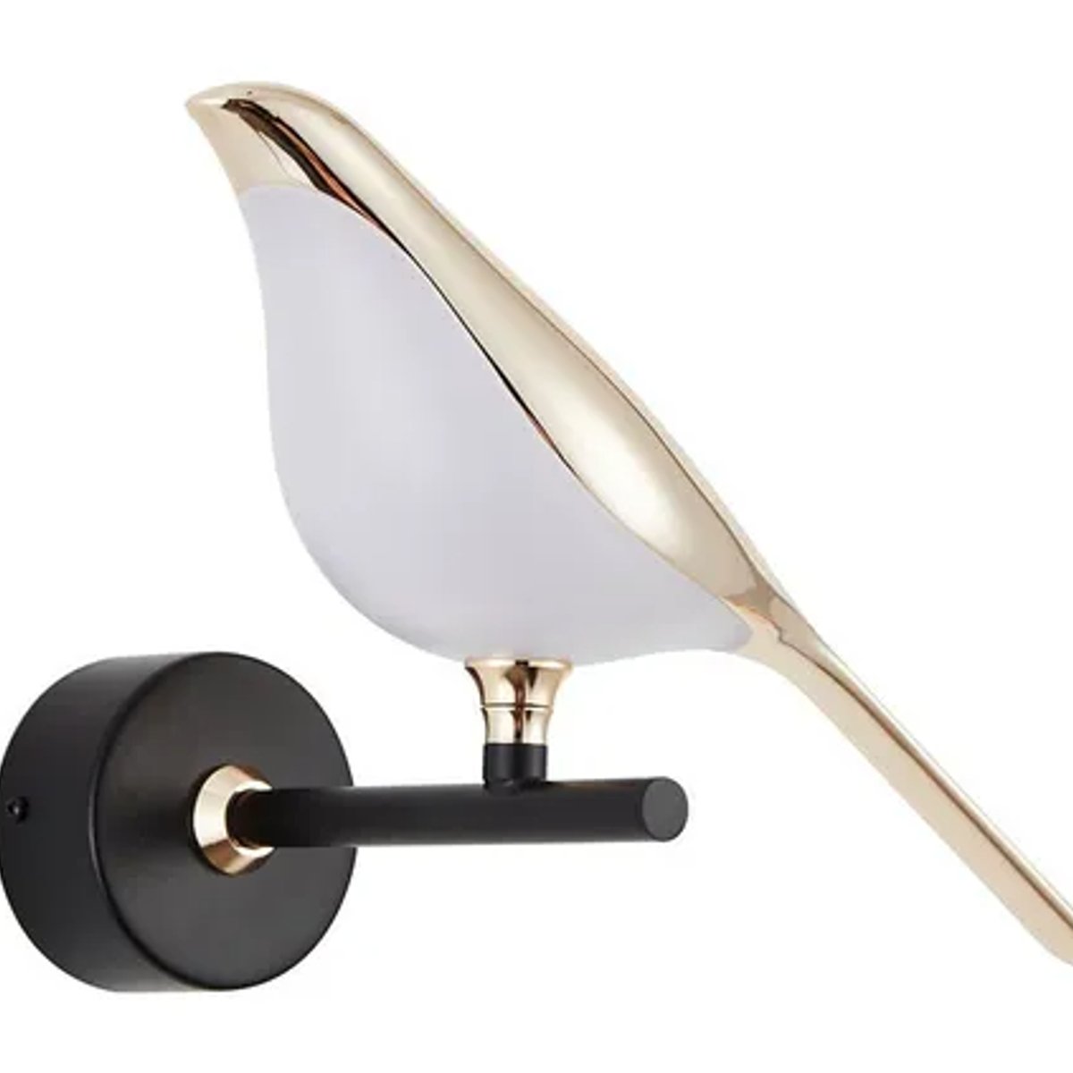 Arandela Led Vogel 10W 3000K Ip20 Dourado E Preto | MadeiraMadeira