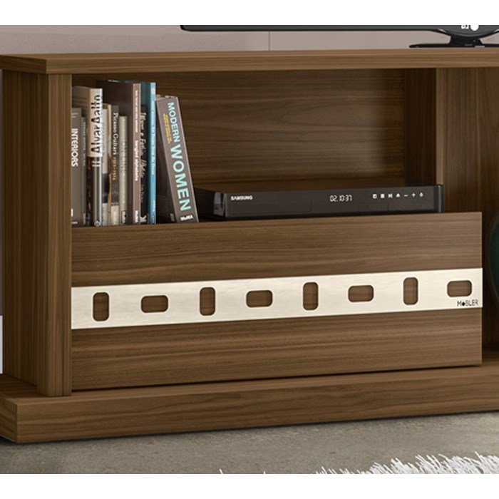 Rack para TV 55 Polegadas 1005104 Carvalho Nobre Off White MBL ...