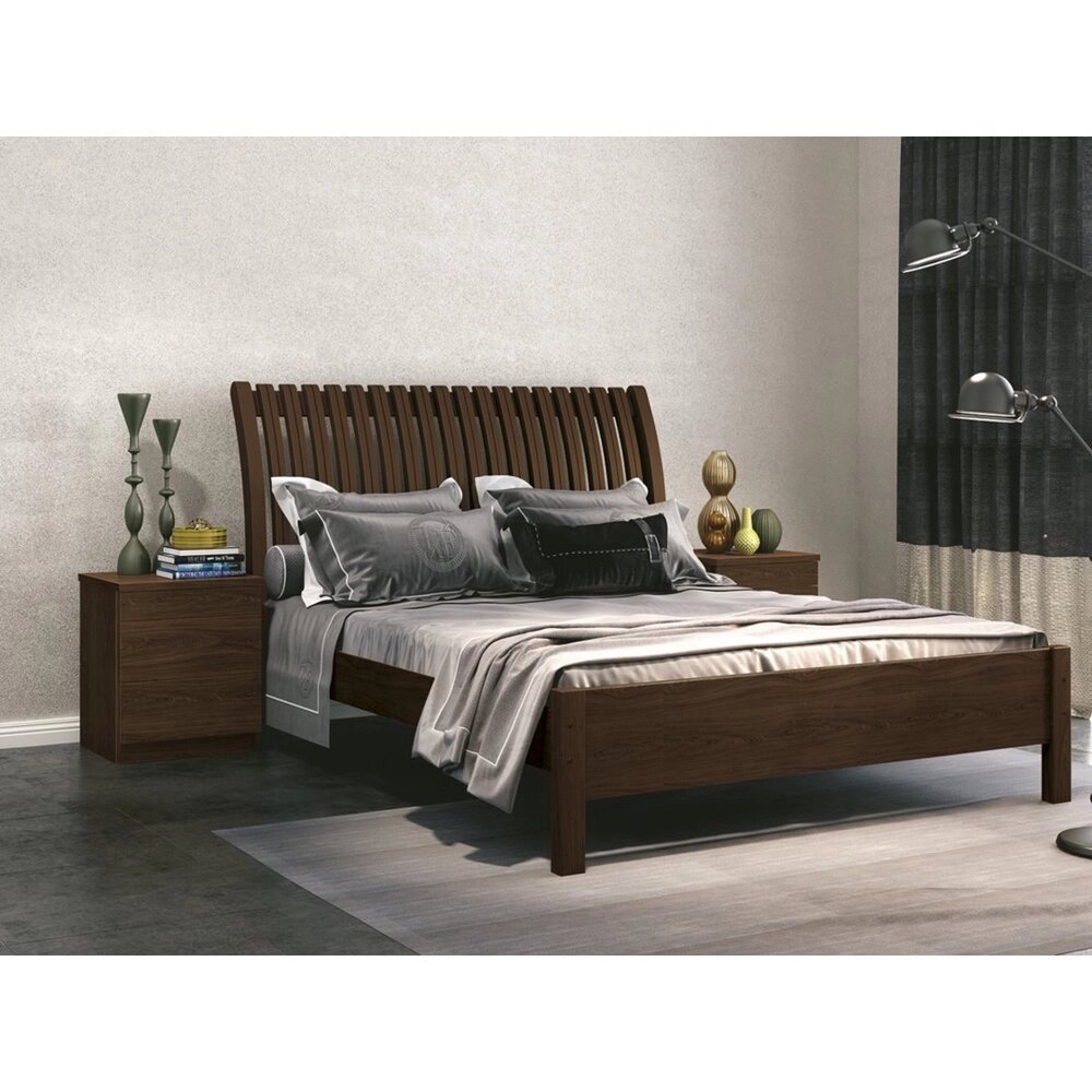 Cama Arezzo 1,40 Nocciola - Fazzio | MadeiraMadeira
