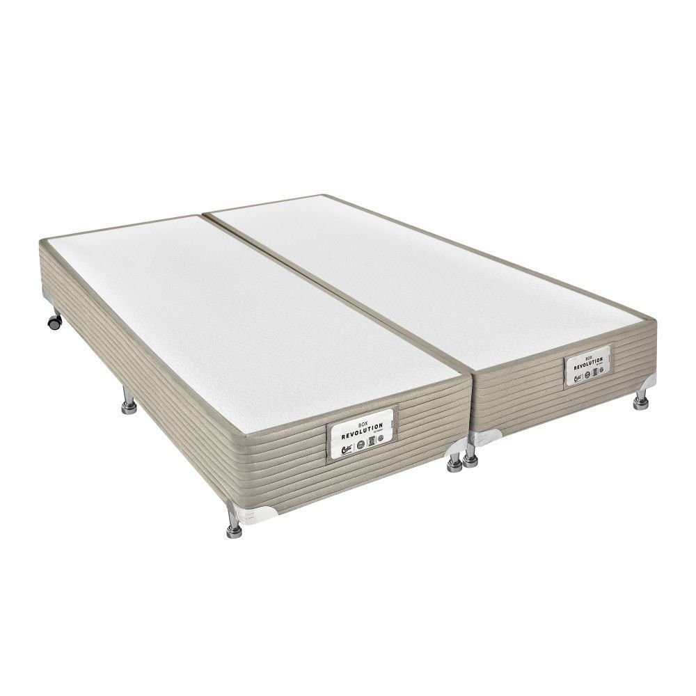 Base para Box Queen Revolution New Tecnopedic Bege 158x198 | MadeiraMadeira