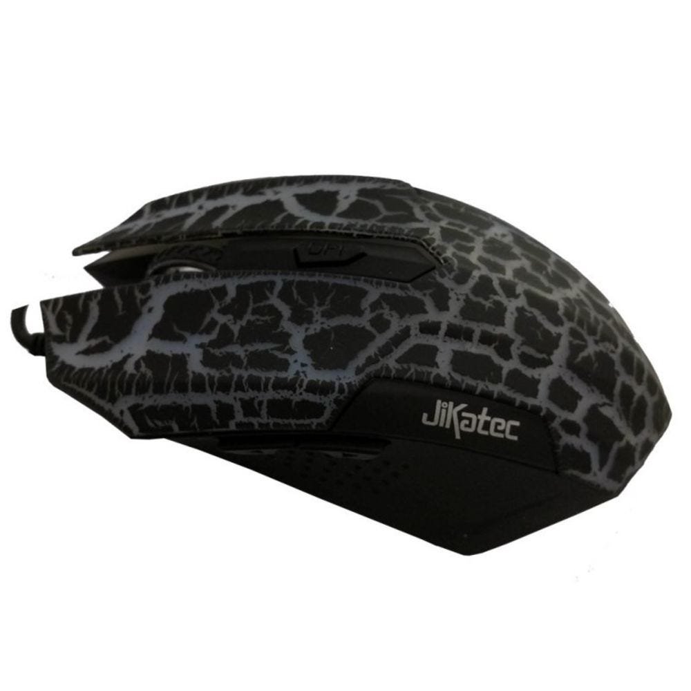 Mouse Ótico Gamer Jikatec 3200DPI KMO-09 | MadeiraMadeira