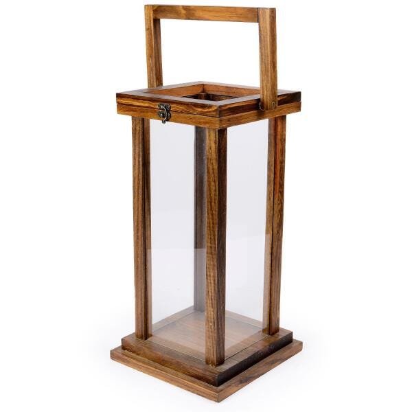 Lanterna Decorativa Chão Casamento Festa Decoração 23X23X52 ...