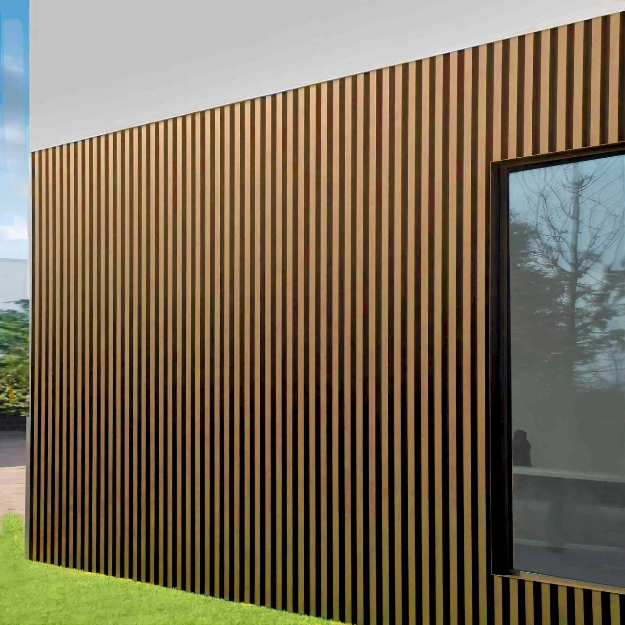 Painel Ripado em Placa 290x22cm (0,64m²) WPC Woopo | MadeiraMadeira