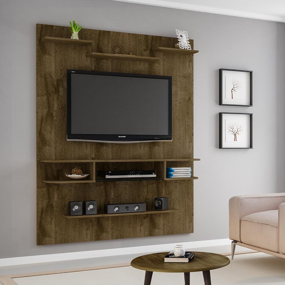 Painel para Tv Sigma para Tv Até 55 Polegadas - Madeira Rústica ...