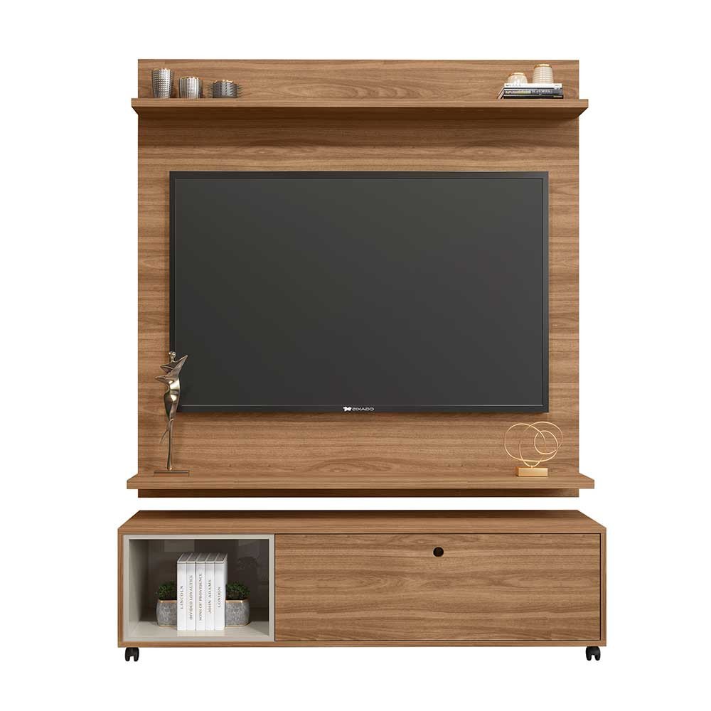 Rack com Painel para TV até 50 Polegadas 1 Porta Pet Cool Home Nature ...