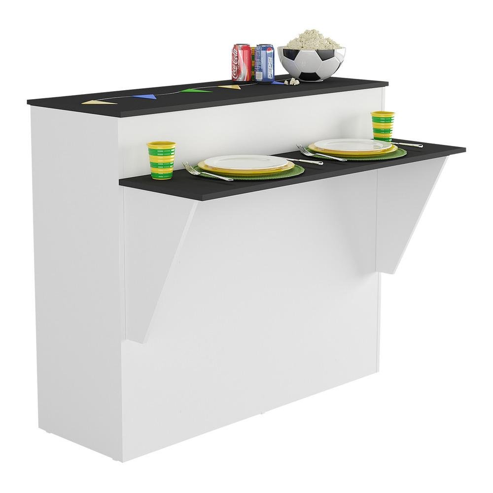 Bancada Balcão/Mesa Cozinha Bélgica Multimóveis BR5484 Branca | MadeiraMadeira