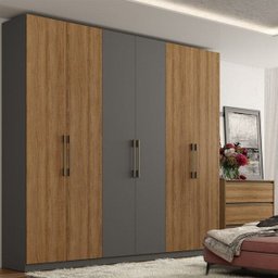 Guarda-Roupa Mônaco 6 Portas Thb | MadeiraMadeira