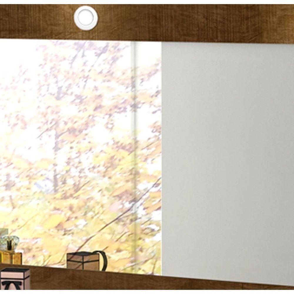 Penteadeira 9 Gavetas com Banqueta Cristal Malbec Off White ...