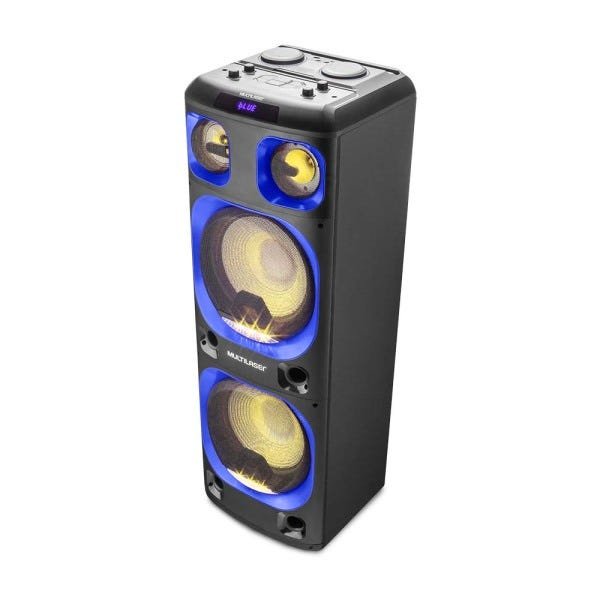 Caixa de Som Amplificada Multilaser Sp343 Mini Torre 2000W Bluetooth ...