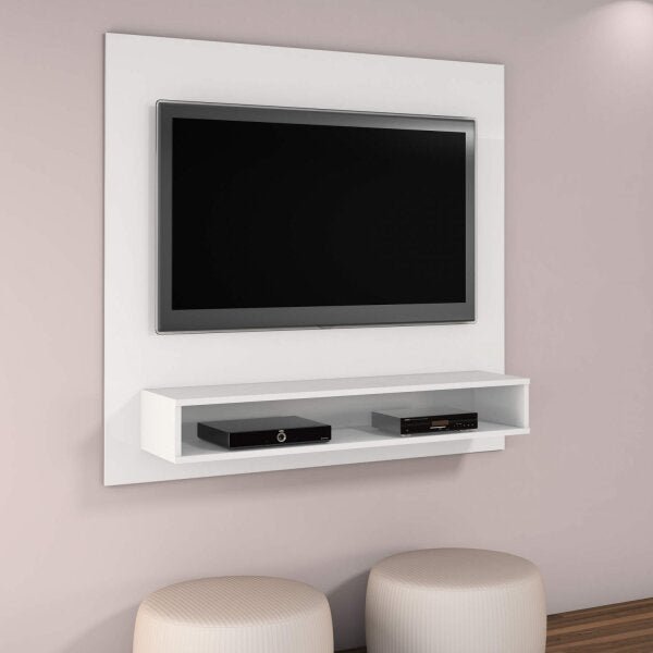 Painel para TV até 47 Polegadas Níquel Jcm Móveis | MadeiraMadeira