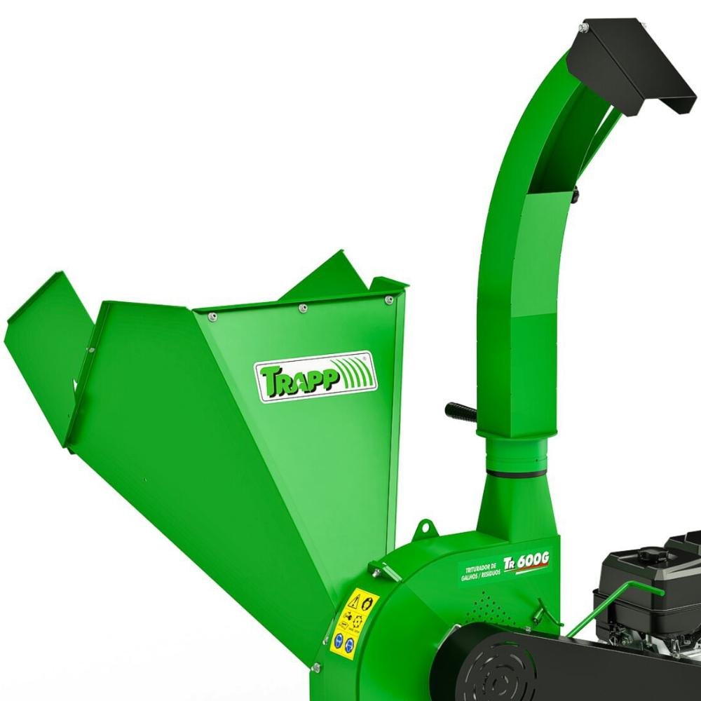 Triturador Galhos e Resíduos À Gasolina Trapp Tr-600g com Motor 17hp | MadeiraMadeira