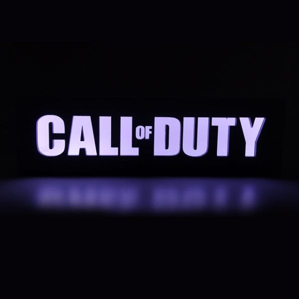 Luminária Gamer De Led Bivolt Jogo Call Of Duty Cod Em Mdf | MadeiraMadeira