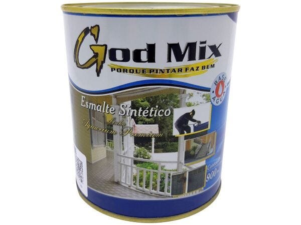 Tinta Esmalte Sintético à Base d'água Linha Aquarium God Mix 900 ml ...