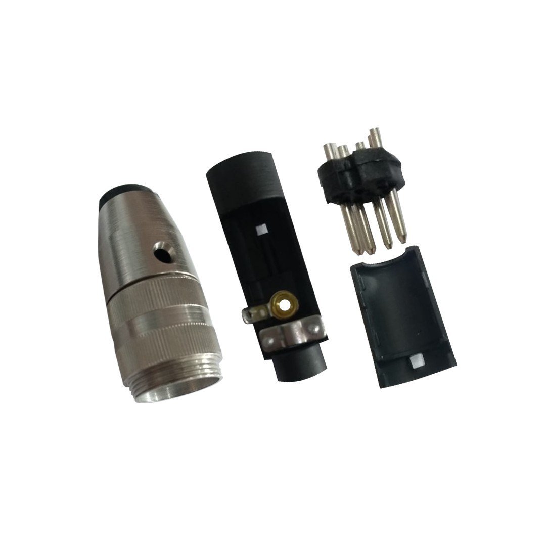 CONECTOR NORMA DIM M16 COM ROSCA MACHO 5 PINOS PARA ENCODER ...