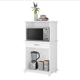 Balcao Para Microondas Classic Branco | MadeiraMadeira