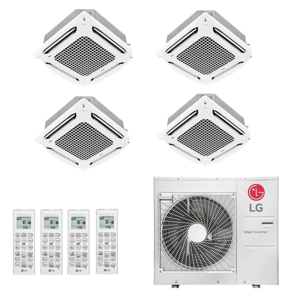 Ar-condicionado Multi Split Inverter Lg 30.000 (3x Evap Cassete 4 Vias ...