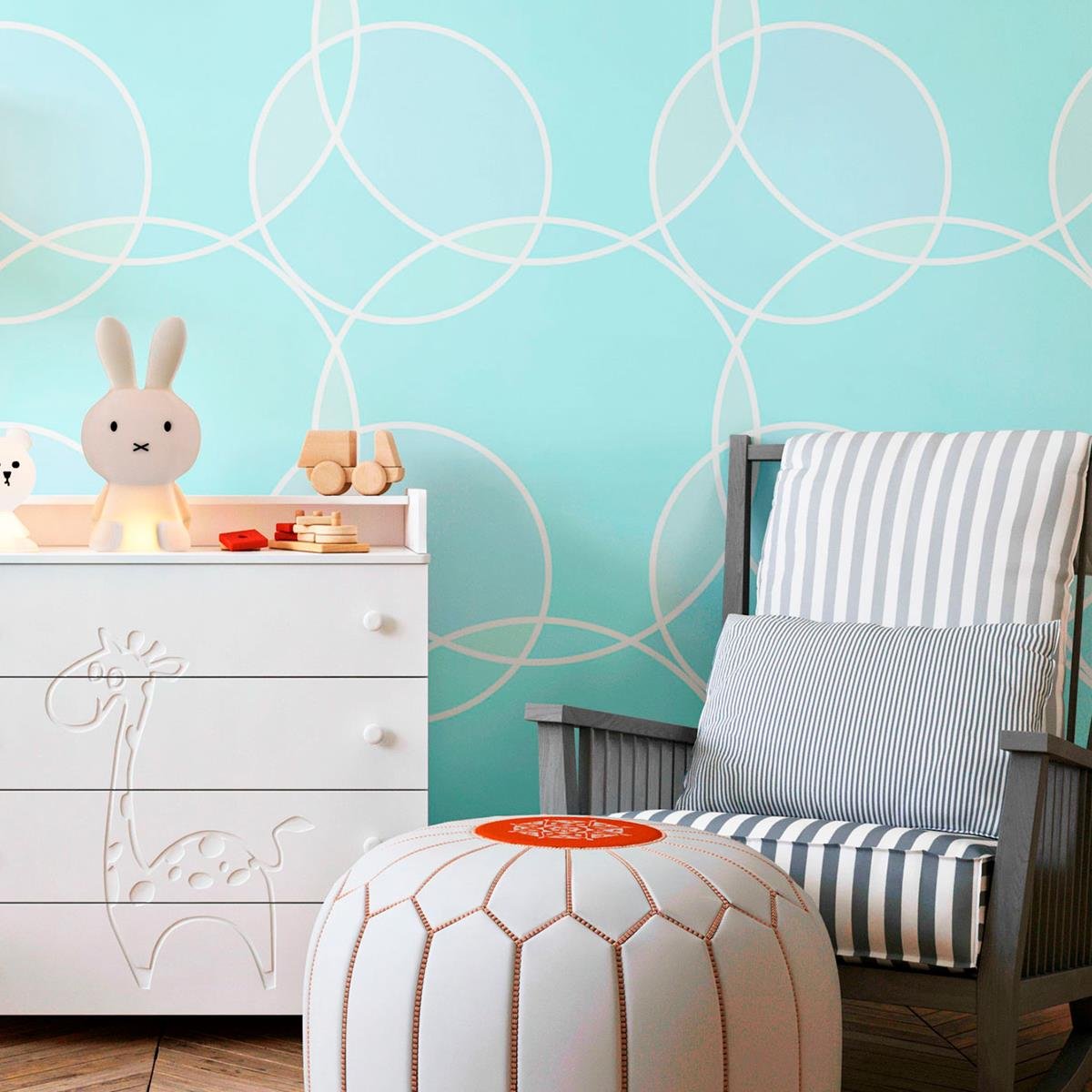 Papel de Parede Adesivo Geométrico N010090 Rolo 0,58x3M | MadeiraMadeira