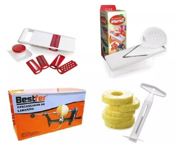 Descascador Laranja, Multi Cortador, Fatiador De Tomate | MadeiraMadeira