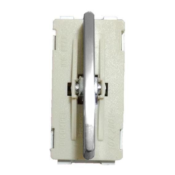 Módulo Interruptor Intermediário Cromado Novara Dicompel | MadeiraMadeira