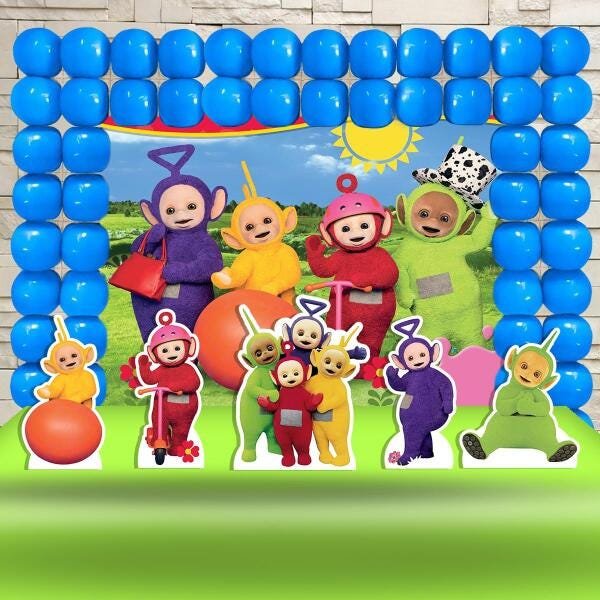 Kit Festa Aniversário Teletubbies Decoração Kit Ouro | MadeiraMadeira